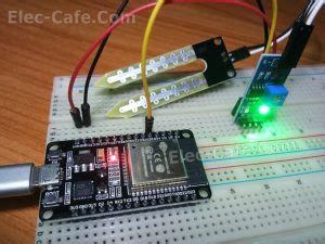 Soil Moisture Sensor ESP32 Wiring ELEC CAFE