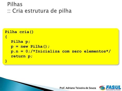 Estrutura De Dados Em Java Pilhas