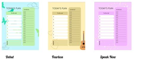 Taylor Swift Daily Planner Etsy