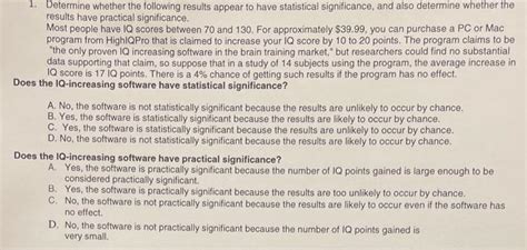 [solved] 1 Determine Whether The Following Results Appear