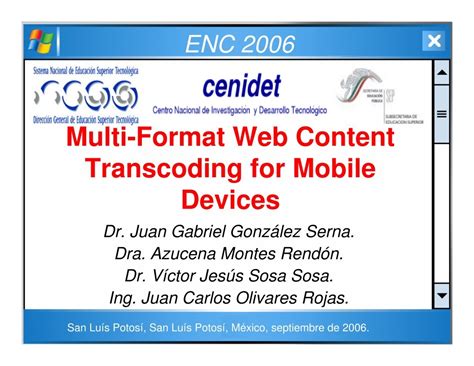pdf de programación multi format web content transcoding for mobile