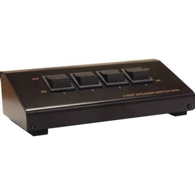 E Audio High Power Metal Stereo Speaker Switch 4 Way E Audio From Inta Audio UK