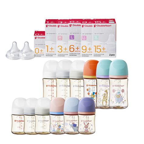 더블하트 3세대 모유실감 Ppsu 젖병 외 베스트 모음 트윈팩 젖꼭지 티몬