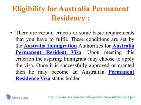 Australia Permanent Residence Visa Ppt Ppt