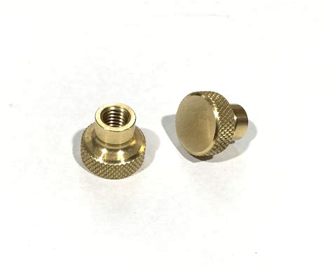 Thumbscrews And Thumbnuts Thumb Nut Knurled Blind Shouldered Head Brass