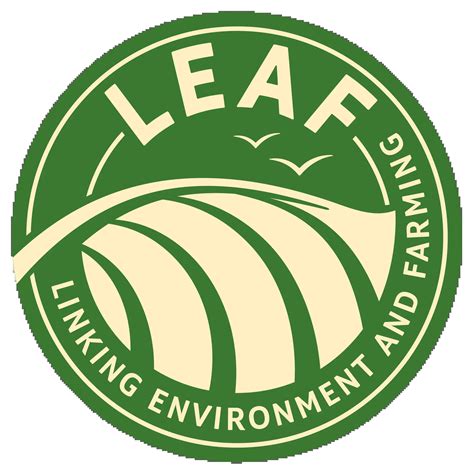 Our New Leaf Marque Logo Leaf Linking Environment And Farming