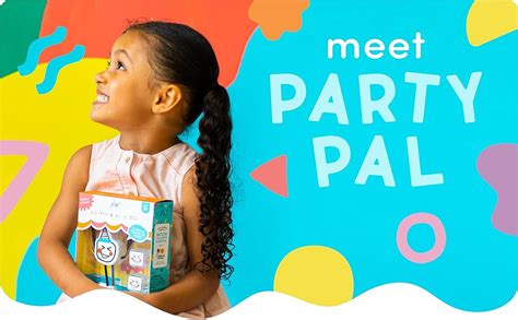 Glo Pals Party Pal Water Activated Bath Toy With 6 Reusable