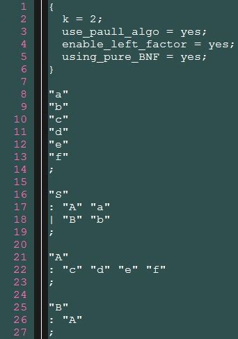 GitHub Halajohn Wei Parser Generator This Is A LL K Parser Generator