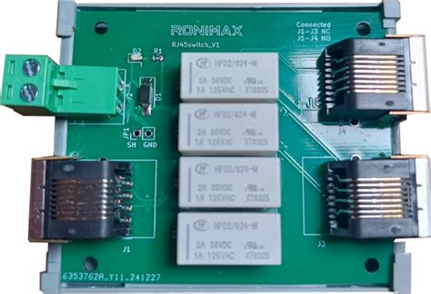 Rj45 Relay Switch Mux Ronimax Tech