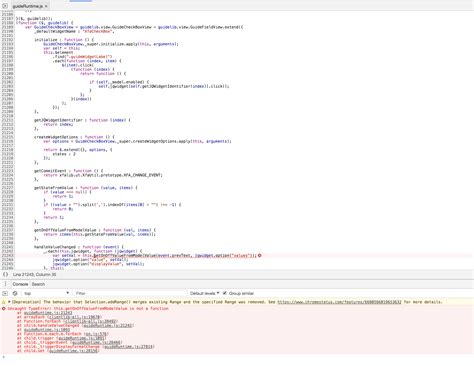 Adobe Aem Form With Custom Javascript Events Throwing Guidelib Guidejs Guidebridge Or