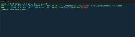 opengauss进程状态还能这么看，长见识了！果断收藏备用！ ps ux grep gaussdb csdn博客