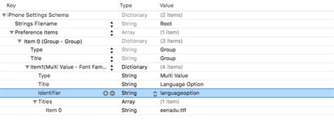 Objective C How To Add Custom Fonts In Settingsbundle In Ios Stack