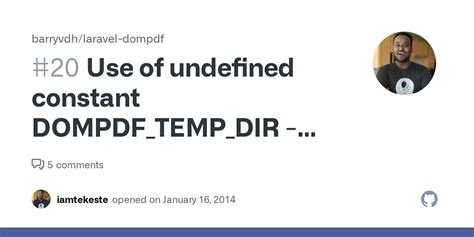 Use Of Undefined Constant DOMPDF TEMP DIR Assumed DOMPDF TEMP DIR