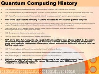 Quantum Computing PPT