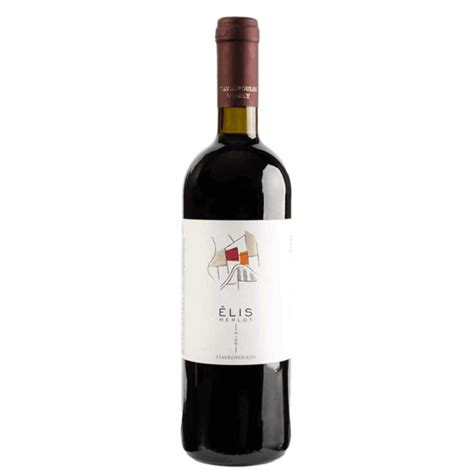 Elis Merlot 2020 ΣΤΑΥΡΟΠΟΥΛΟΥ ΚΤΗΜΑ ΣΤΑΥΡΟΠΟΥΛΟΥ 750 Ml