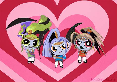 I Made A Furies X Powerpuff Girls Crossover Thanks For Looking