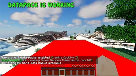 Jumping Give Random Items Datapack 1216 Jump Gives Items