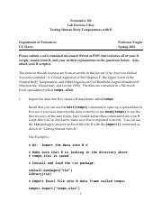 ECN Lab Exercise Key S Pdf Economics Lab Exercise Key Testing Human Body