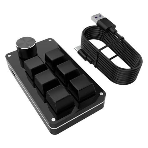 6 Keys USB Custom Mechanical Keyboard RGB Macro Keyboard Programming