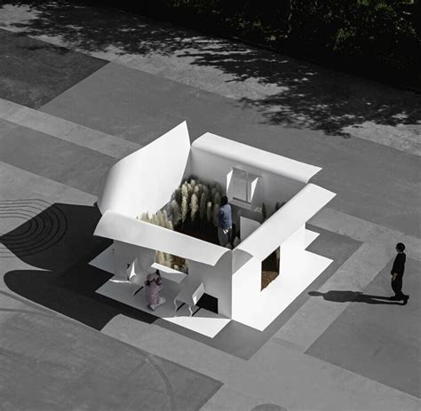 Im Designs Paper Space Installation Evokes Urban Exiles And Folded Dimensions