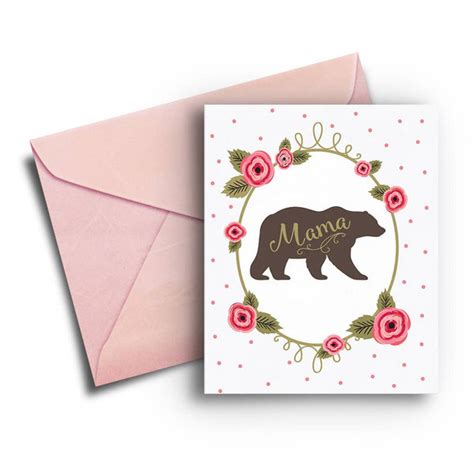 Mama Bear Mothers Day Card Orchard Lane Flowers