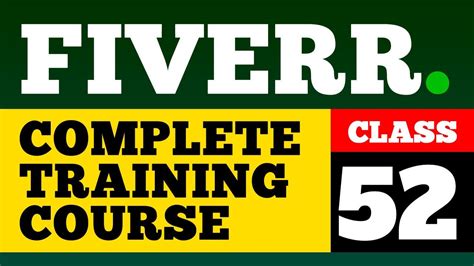 Fiverr Complete Training Course Urdu Hindi Class 52 Complete
