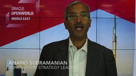 Video Anand Subramanian On Linkedin Oracleopenworld