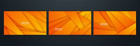현대 오렌지 노란색 추상 배경 종이 빛나고 프리젠 테이션 디자인을위한 레이어 요소 벡터 비즈니스 기업 기관 파티 축제 세미나 및 회담을위한 소송 0명에 대한 스톡 벡터 아트