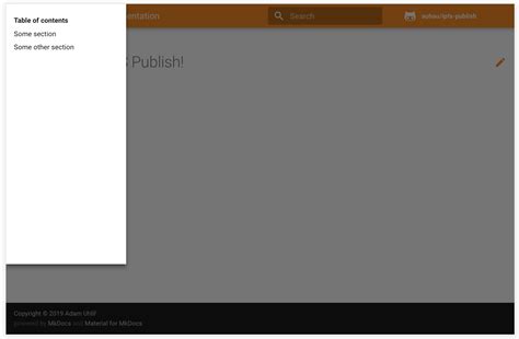 TOC Div Has Inline Set Height Issue 990 Squidfunk Mkdocs Material