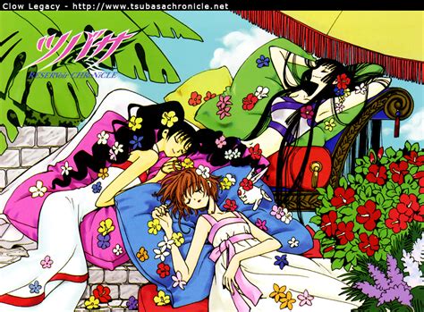 Mokona Sakura Hime Ichihara Yuuko And Kunogi Himawari Tsubasa
