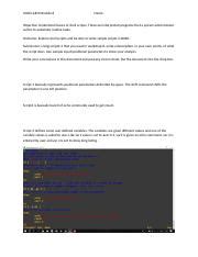 M Lab Docx UNIX LAB Module Name Objective Understand Basics Of Shell Scripts These
