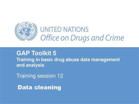Ppt Data Cleaning And Error Detection Methods In Drug Abuse Data