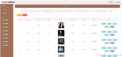基于springboot中小企业人事管理系统 Csdn博客