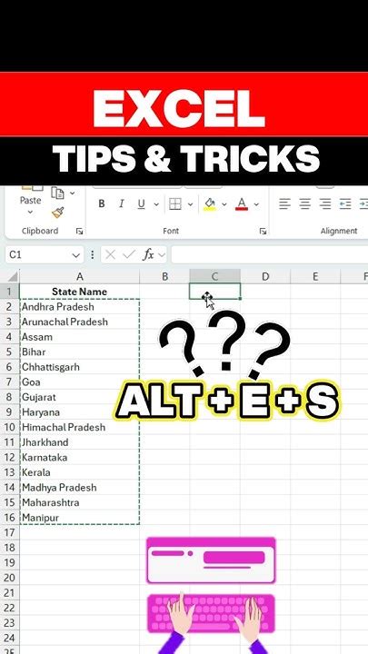 Excel Tricks And Tips Excel Shorts Video Shorts Youtube