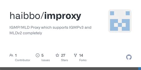GitHub Haibbo Improxy IGMP MLD Proxy Which Supports IGMPv3 And MLDv2 Completely
