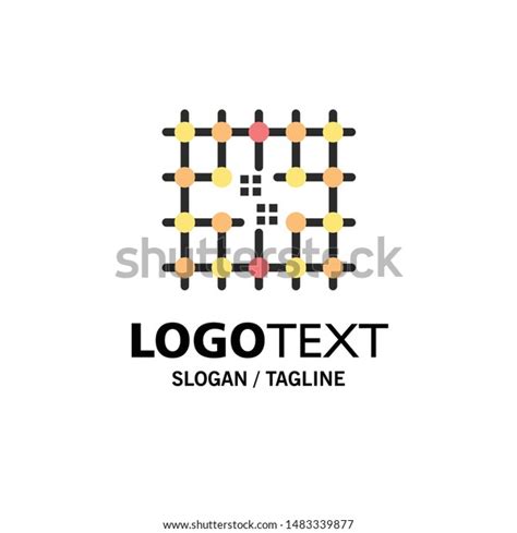 Chip Connection Electricity Grid Material Business Stock Vector
