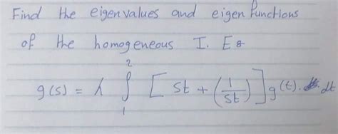 Solved Functions Find The Eigenvalues And Eigen Of The