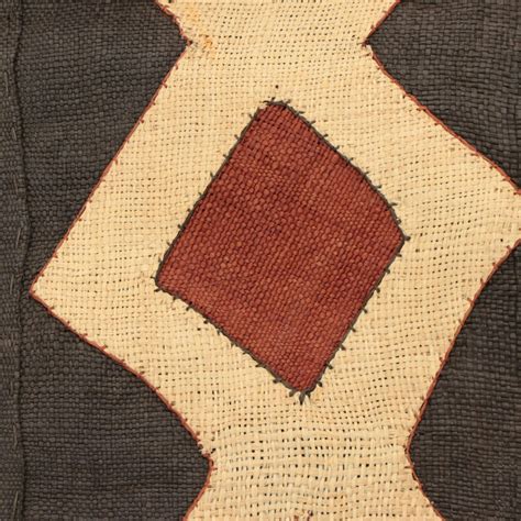 Handmade African Kuba Cloth Raffia Textile Wrapper Ebth