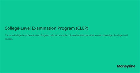 college level examination program clep