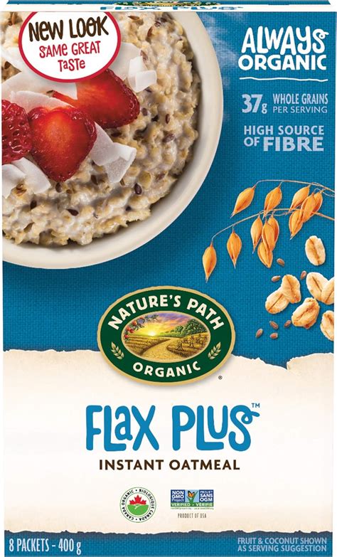 Natures Path Organic Instant Hot Oatmeal 8 Packets Grocery