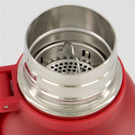 International Stainless Steel Thermos Bottle 1l Red