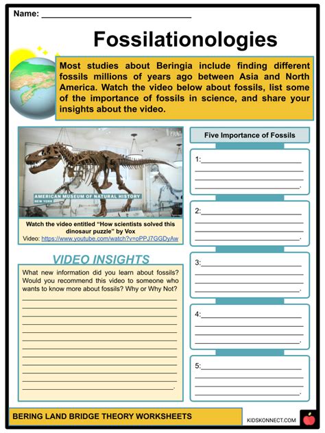 Bering Land Bridge Theory Worksheets Land Bridges Discoveries Of Beringa