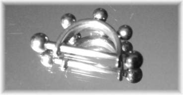 Septum Piercing Edelstahl 16g 12mm Chirurgenstahl Mit Kugeln