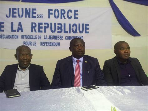 Jeunesse Force De La République Un Mouvement Pour Promouvoir La Politique Du Président Azali