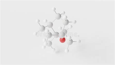 Eucalyptol Molecule 3d Molecular Structure Ball And Stick Model Structural Chemical Formula