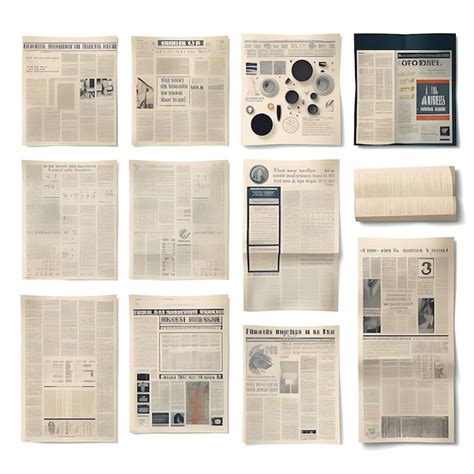 Premium Ai Image A Set Of Paper 2d Texture Design Difference Size And