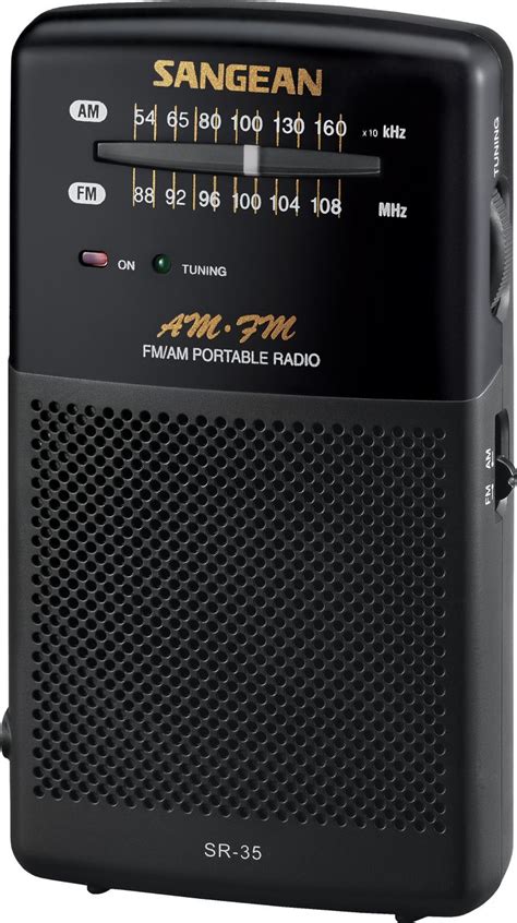 Sangean Sr 35 Amfm Analog Pocket Radio Pocket Radio Radio Speaker