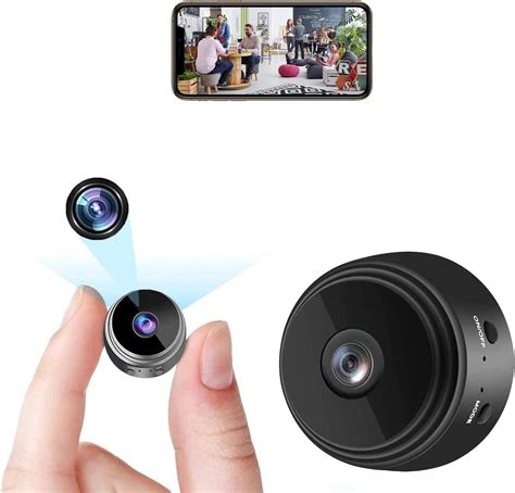LySuyeo Mini caméra caméra de Surveillance 1080p WiFi avec détection