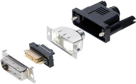 DVI 24+1 Lötstecker inkl. Kunststoffhaube und Metallabschirmung rmLine ...