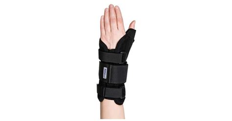 Manu Medical Plus Orteza ręki stabilizująca z ujęciem kciuka czarna Life Care